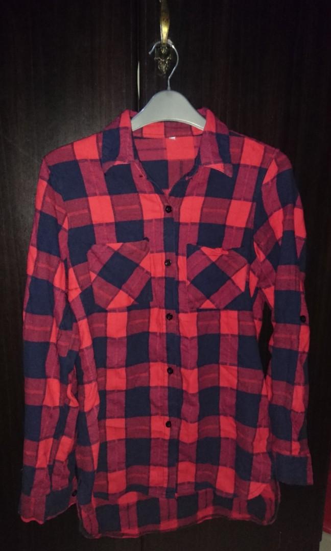 Checkered polo, Women's Fashion, Tops, Blouses on Carousell