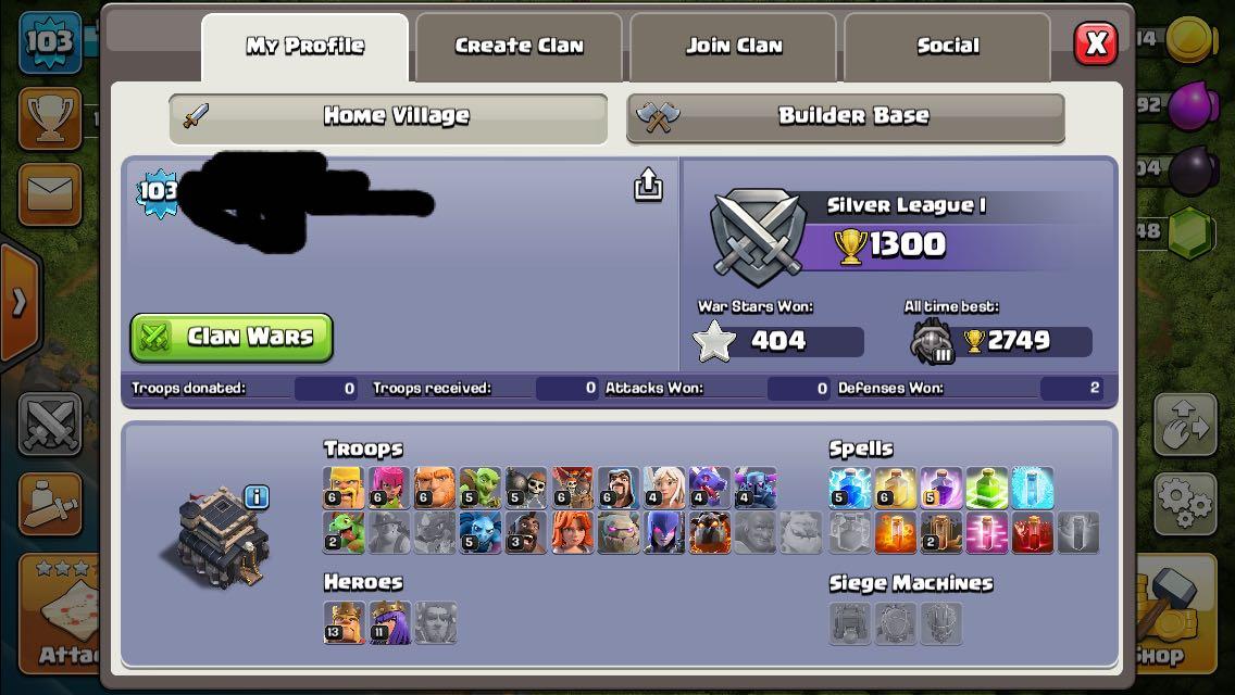 Clash Of Clans Account, Video Gaming, Gaming Accessories, Game Gift ...