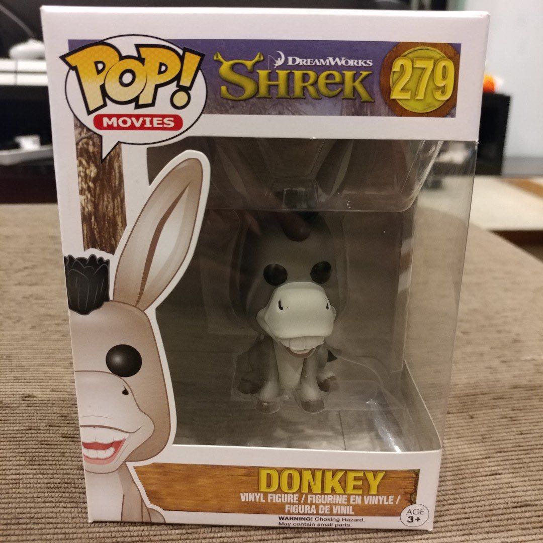 Funko Pop! Movies Shrek - Donkey #279, Hobbies & Toys, Toys & Games on ...