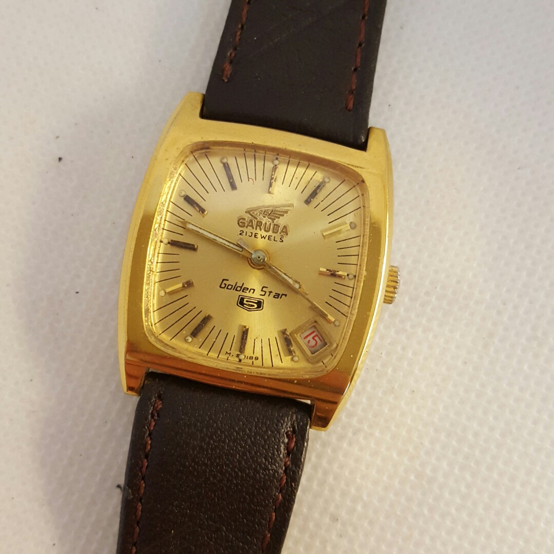 Garuda Golden Star Vintage Watch, Luxury, Watches on Carousell