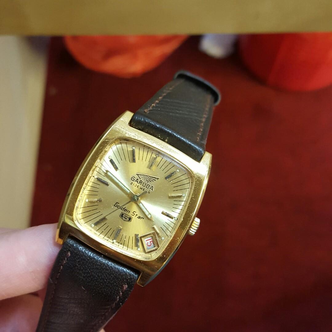 Garuda Golden Star Vintage Watch, Luxury, Watches on Carousell