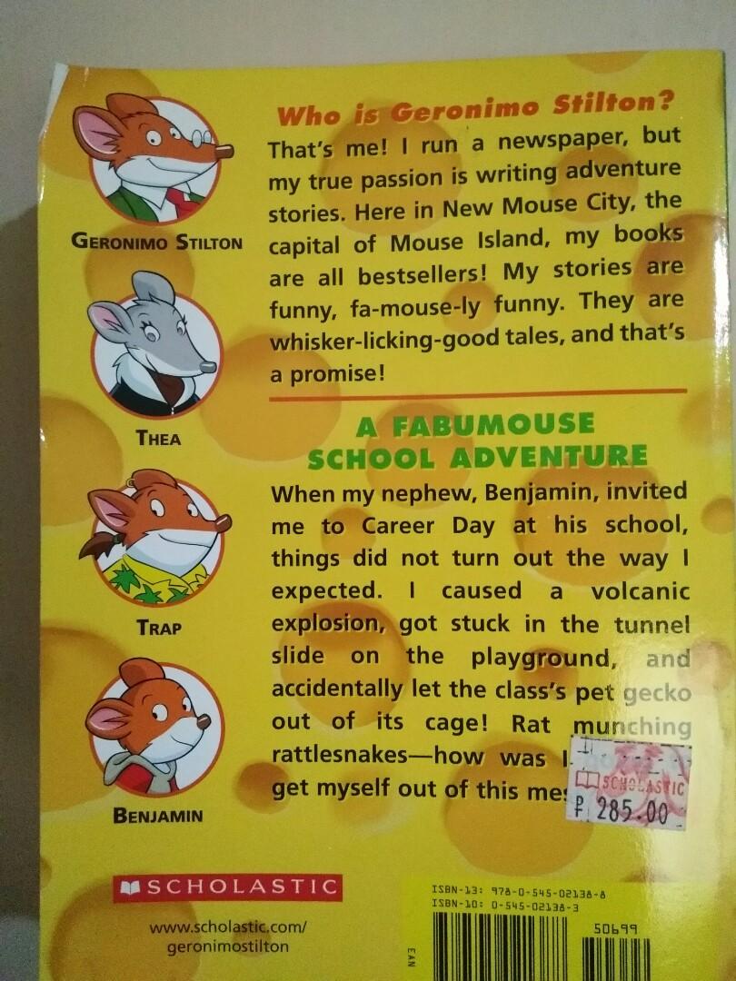 Geronimo Stilton- A Fabumouse School Adventure, Hobbies & Toys, Books ...
