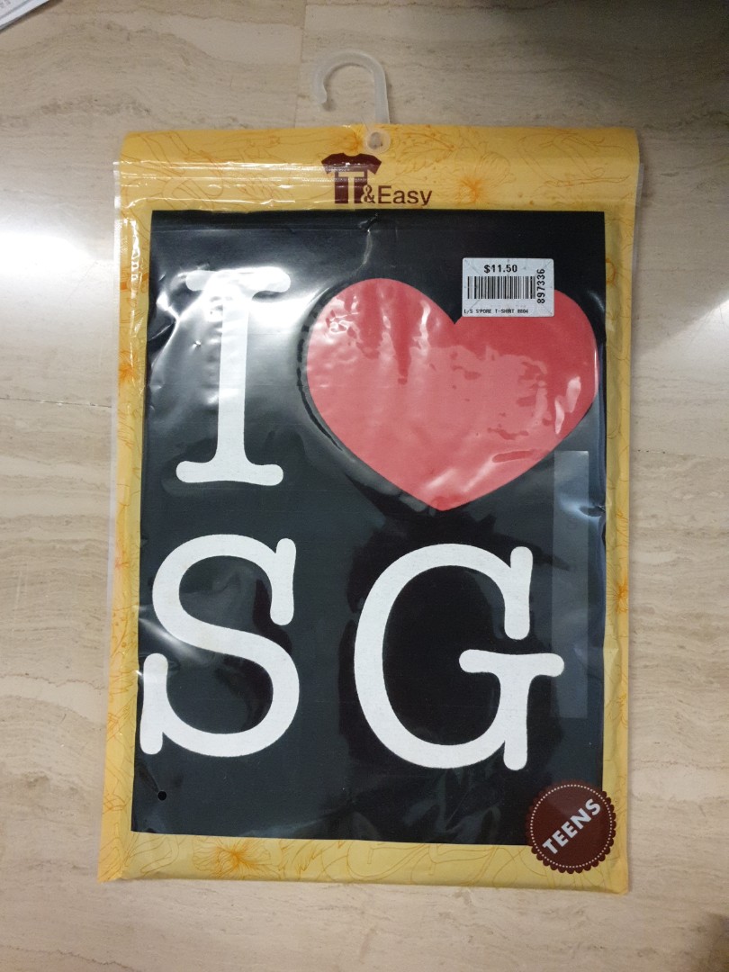 I Love SG tee shirt, Women's Fashion, Tops, Shirts on Carousell