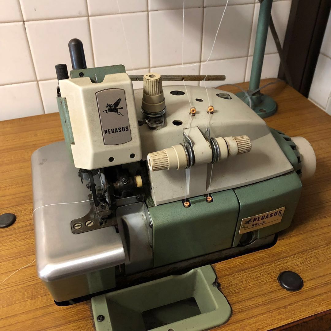 Industrial Pegasus Table Mount Sewing Machine, Model R53-01 With 3 ...