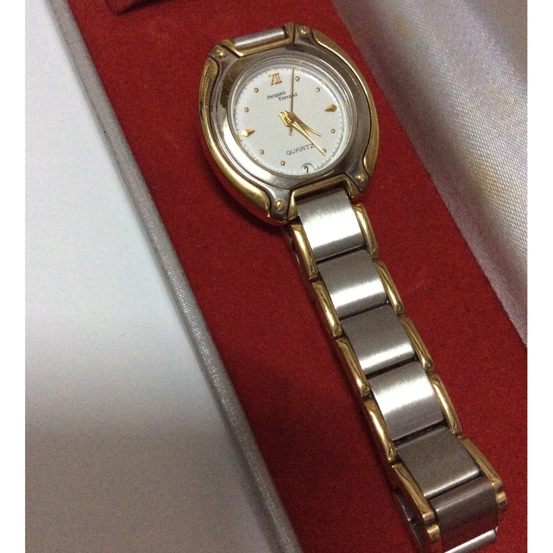 Jacques Ferrand Quartz Watch Stainless Steel Strap, Men's Fashion ...