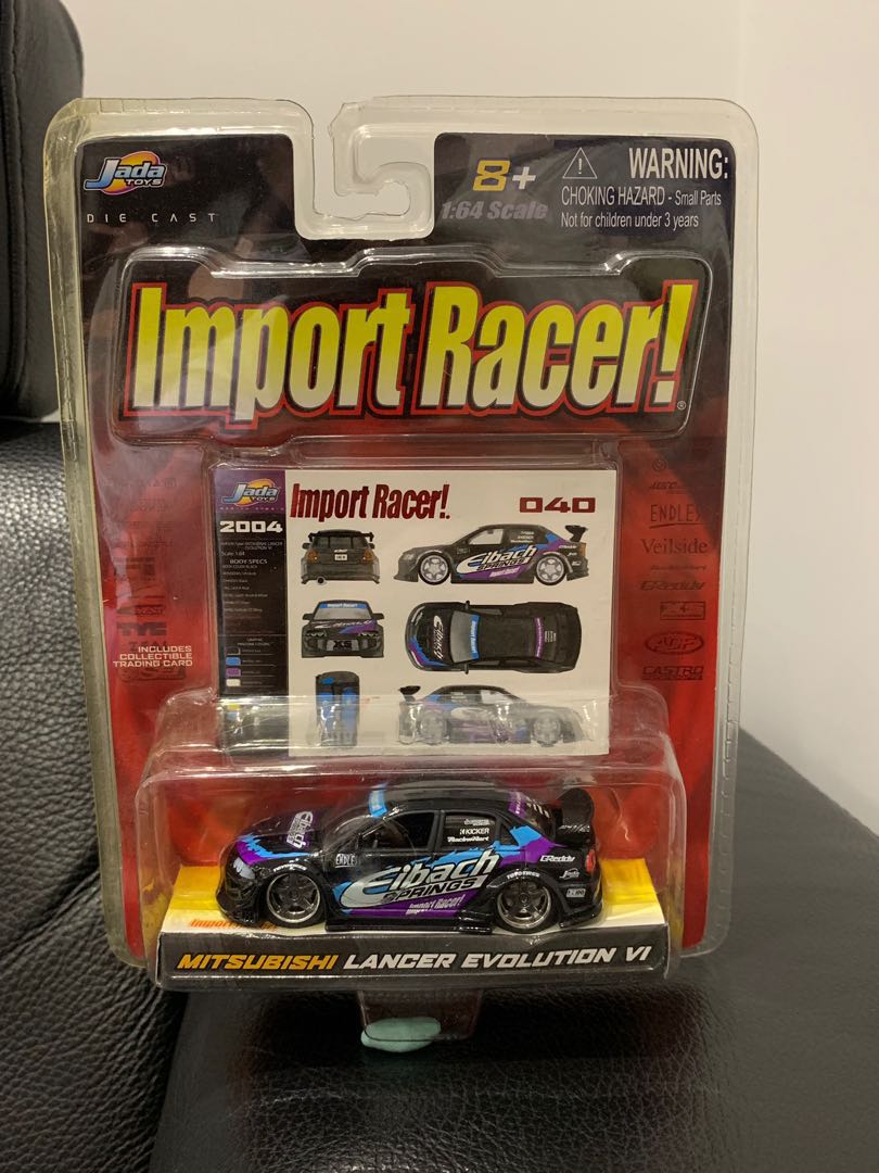 Jada Import Racer 1/64 Mitsubishi Lancer Evolution VI, 玩具 & 遊戲類, 玩具 ...