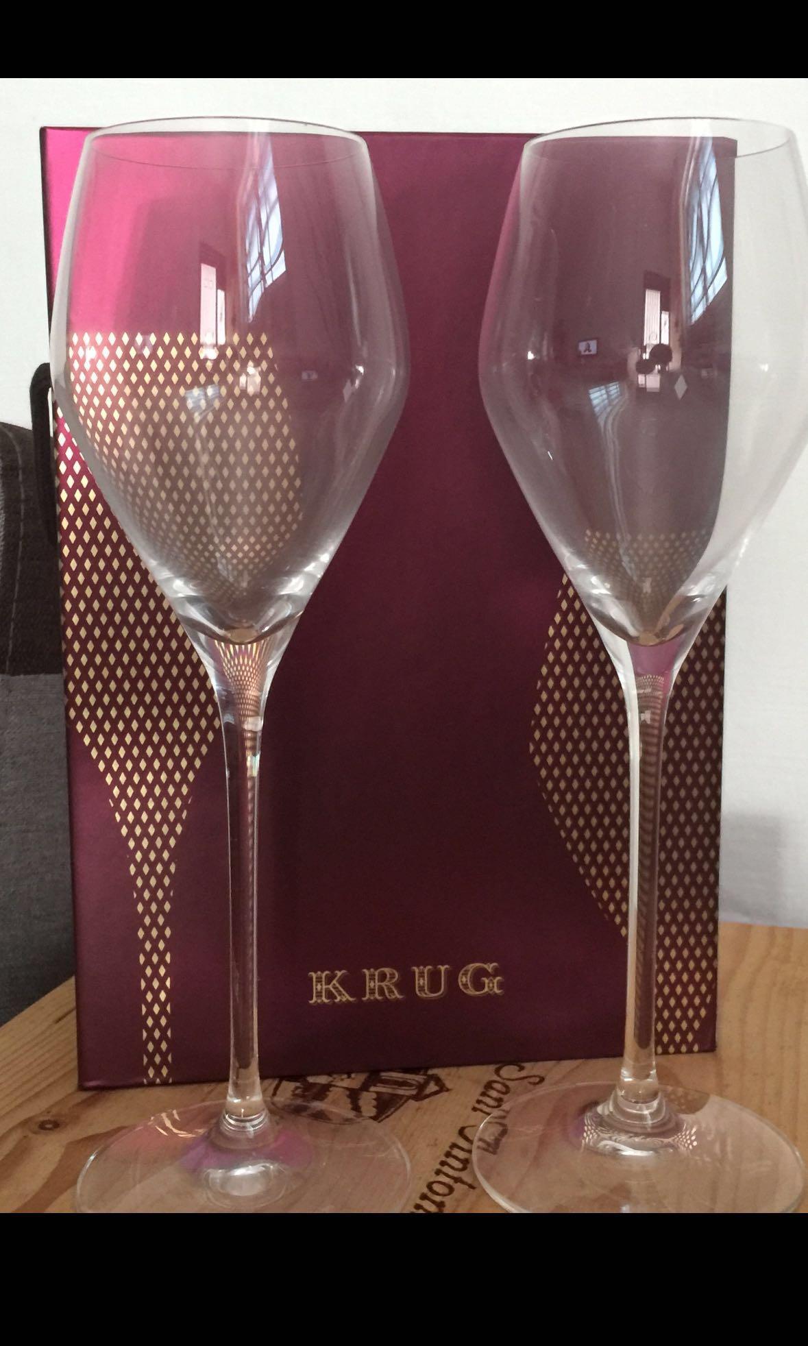 Krug Champagne Glass / Flute, Furniture & Home Living, Kitchenware ...