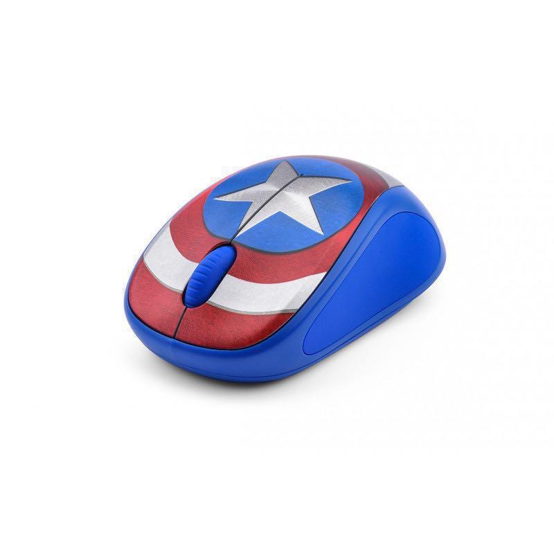 Marvel Captain America Wireless Mouse - Logitech M238, Computers & Tech ...