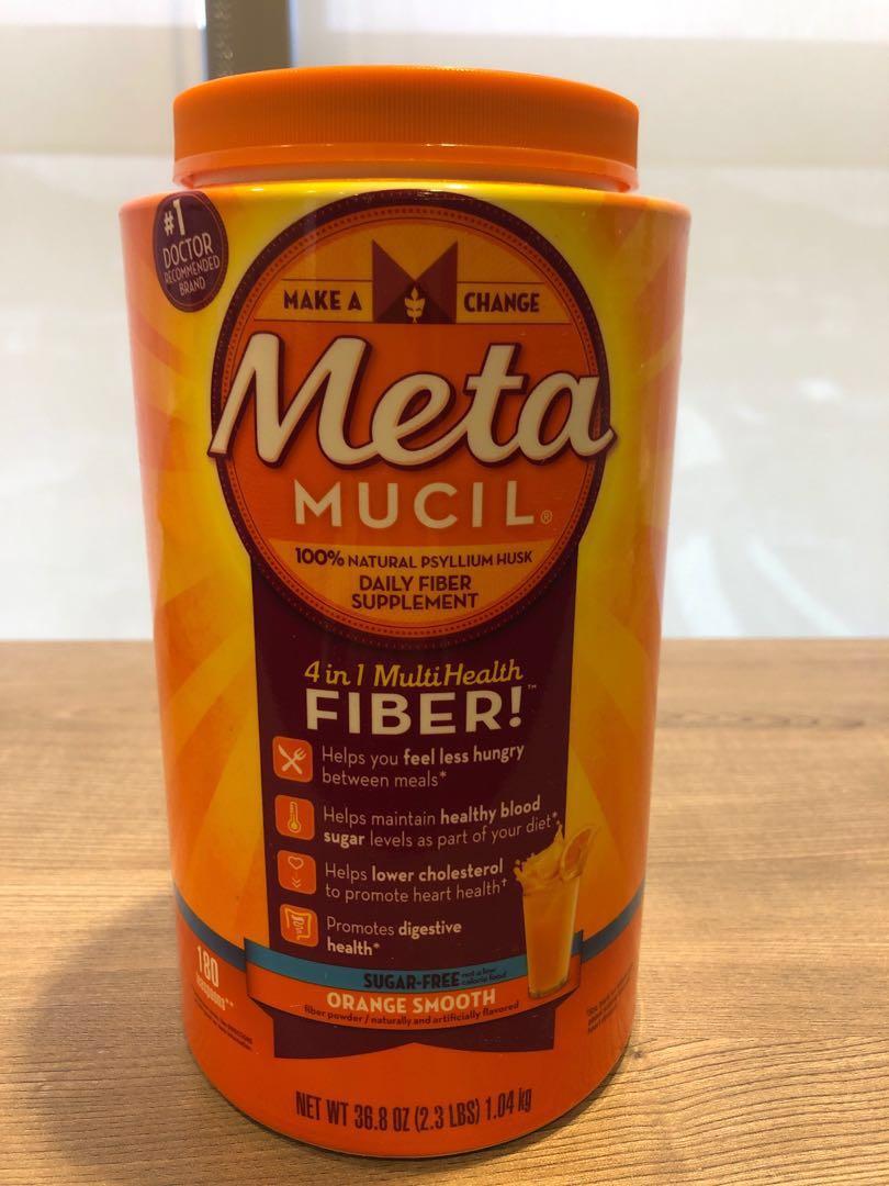 Meta Mucil (1.04kg), 健康及營養食用品, 健康補充品, 健康補充品 - 保健食品，飲料和補品 - Carousell