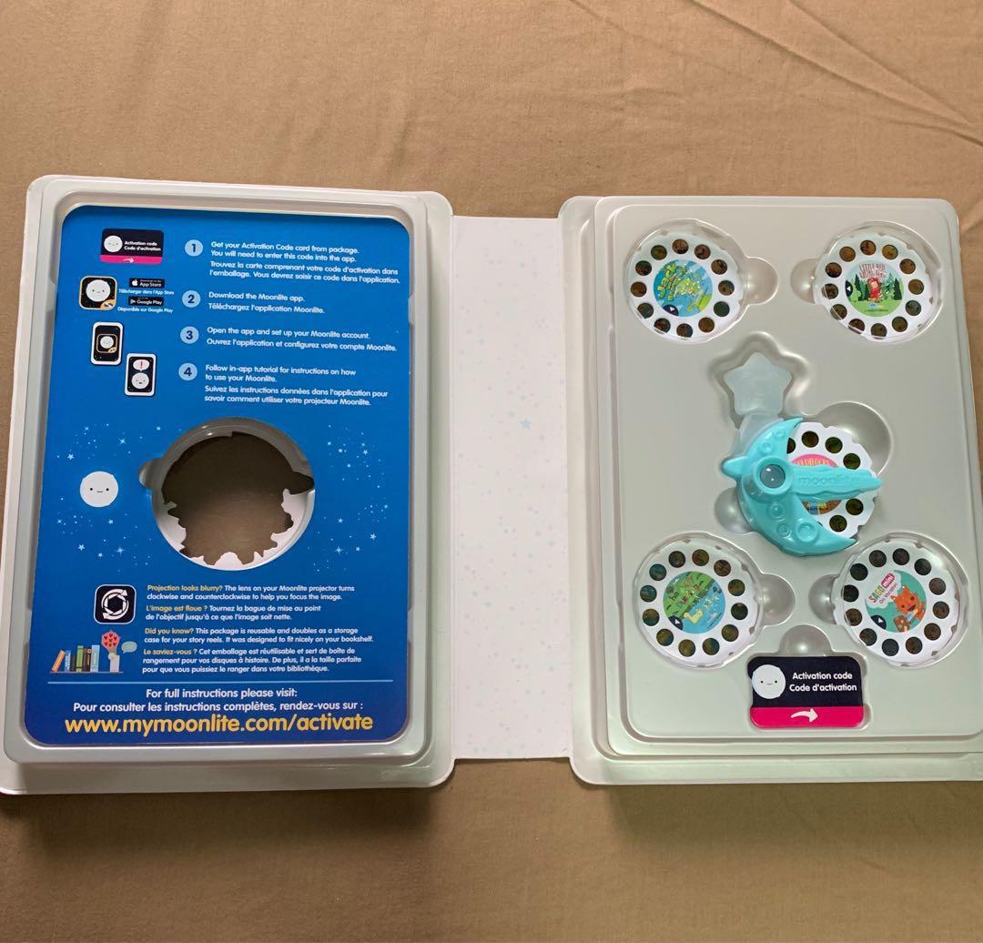 Moonlite Fairy Tale Story Book Projector with 5 Stories, Babies & Kids ...