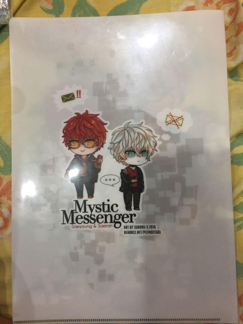 Mystic Messenger Single File Folder, Hobbies & Toys, Memorabilia ...