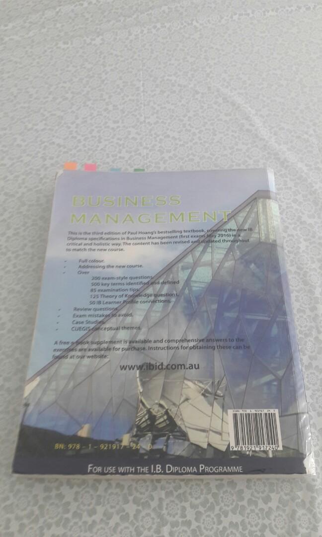 Paul Hoang IB Business Management 3rd Edition, Hobbies & Toys, Books ...