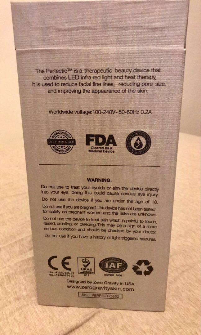 (SOLD) Perfectio by Zero Gravity Infrared Beauty, Beauty & Personal ...