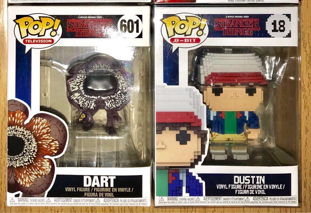 Php 500 only Stranger Things Dustin 8-bit & Dart Funko Pop! Set ...