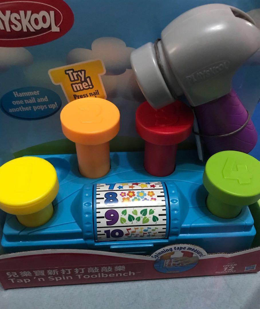 (Repriced)Playskool Tap n Play Toolbench, Babies & Kids, Infant ...