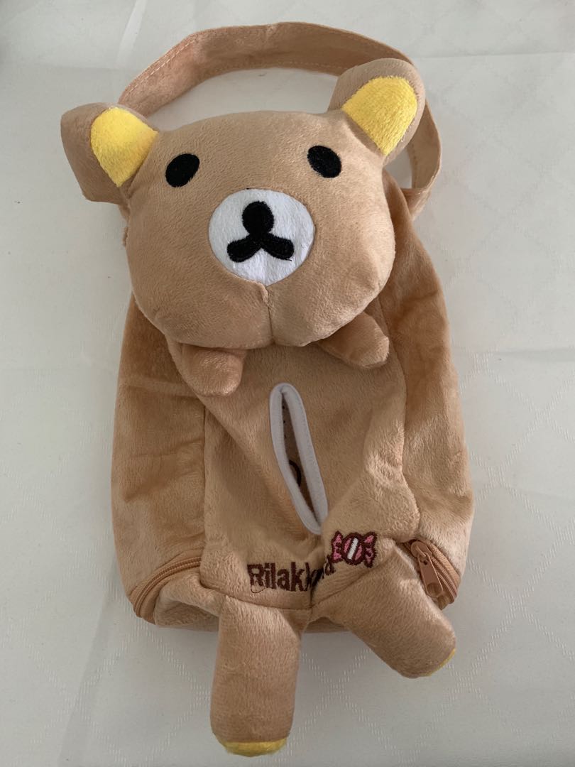 Rilakkuma Plush Tissue Holder, Furniture & Home Living, Home ...
