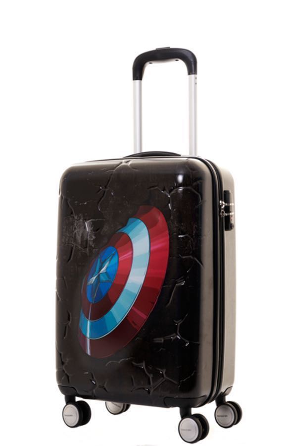 Samsonite Marvel Captain America 20 inch luggage, 興趣及遊戲, 旅行, 旅遊 - 旅行必需品 ...