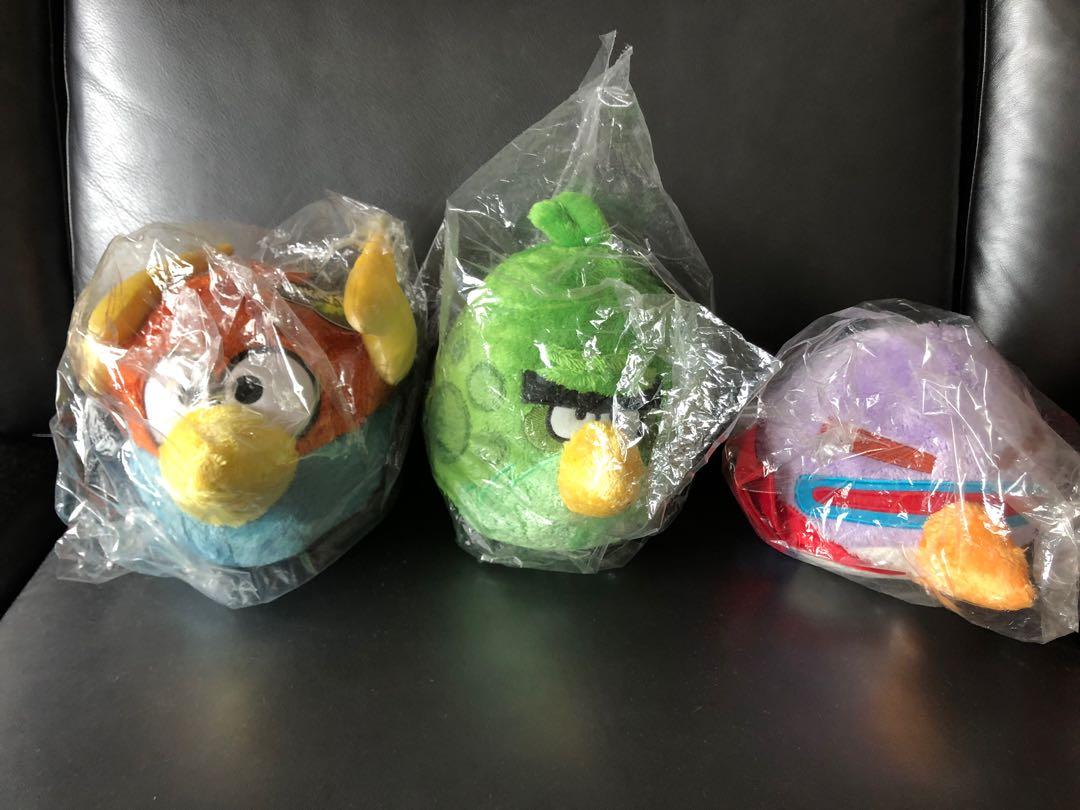 Set of 5 Angry Birds Plush Softtoy, Hobbies & Toys, Toys & Games on ...