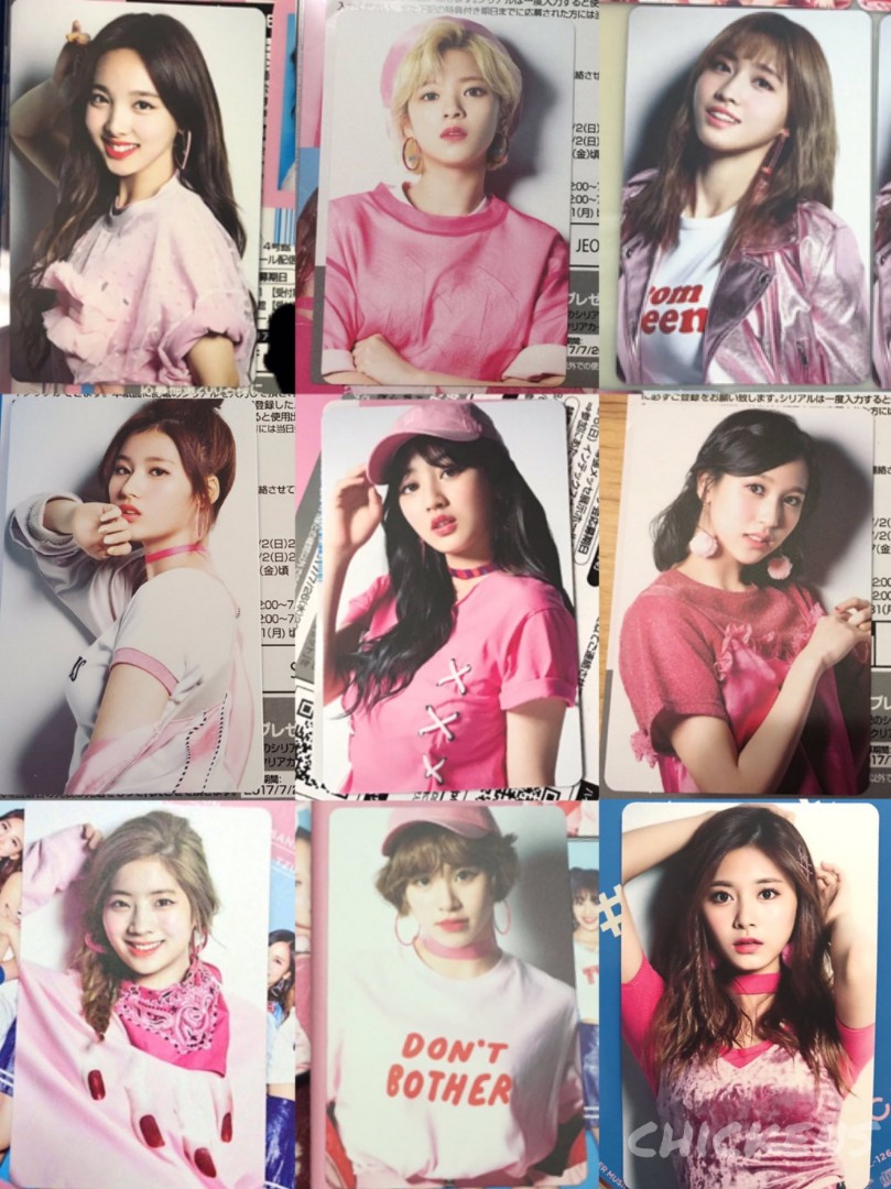 Twice #Twice photocard set, Hobbies & Toys, Memorabilia & Collectibles ...