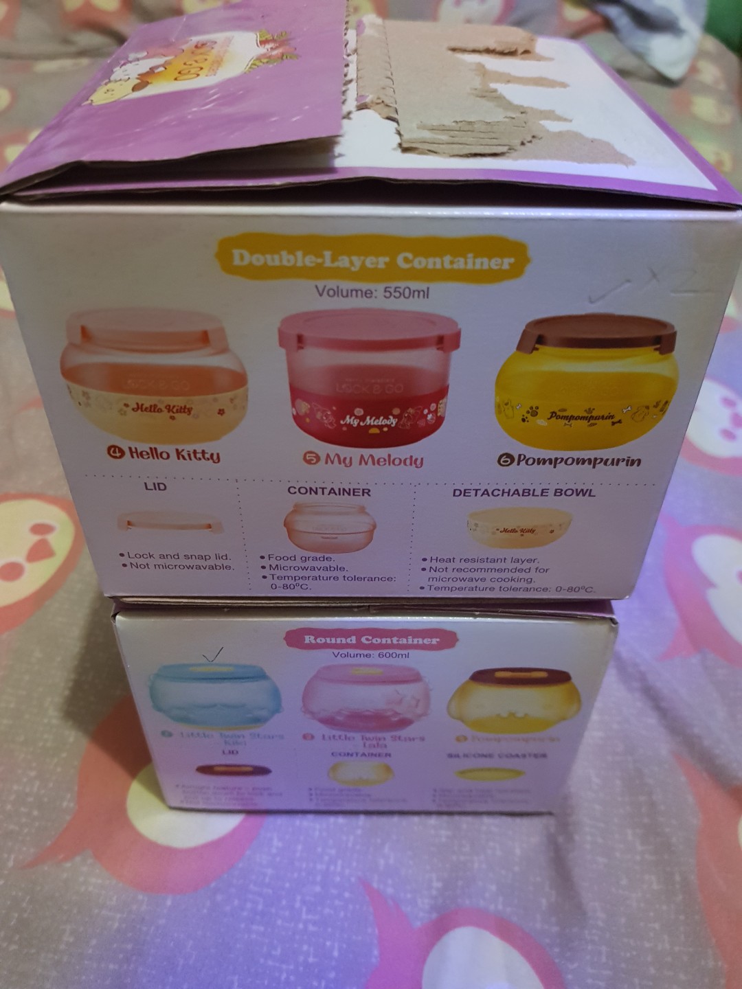 7eleven Round & Double Layer Container, Furniture & Home Living ...