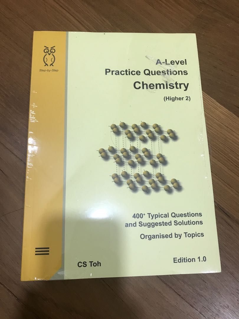 A levels Chemistry H2 Practice Questions By Topic Assessment Book CS ...