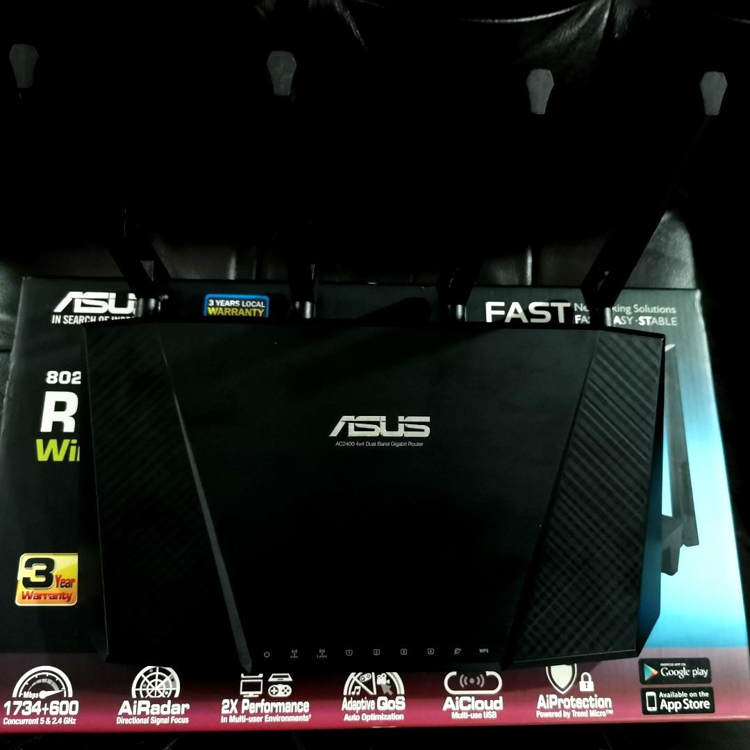 ASUS RT-AC87U Router, Computers & Tech, Parts & Accessories, Networking ...