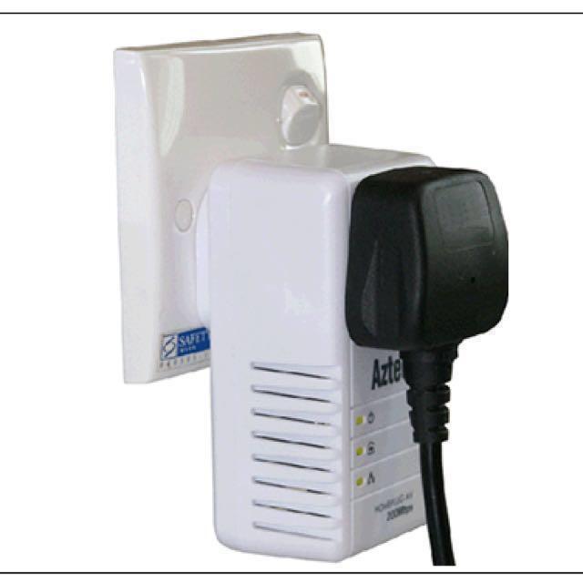 Aztech 200Mbps HomePlug AV Ethernet Adapter with AC Pass Through, 電腦＆科技 ...