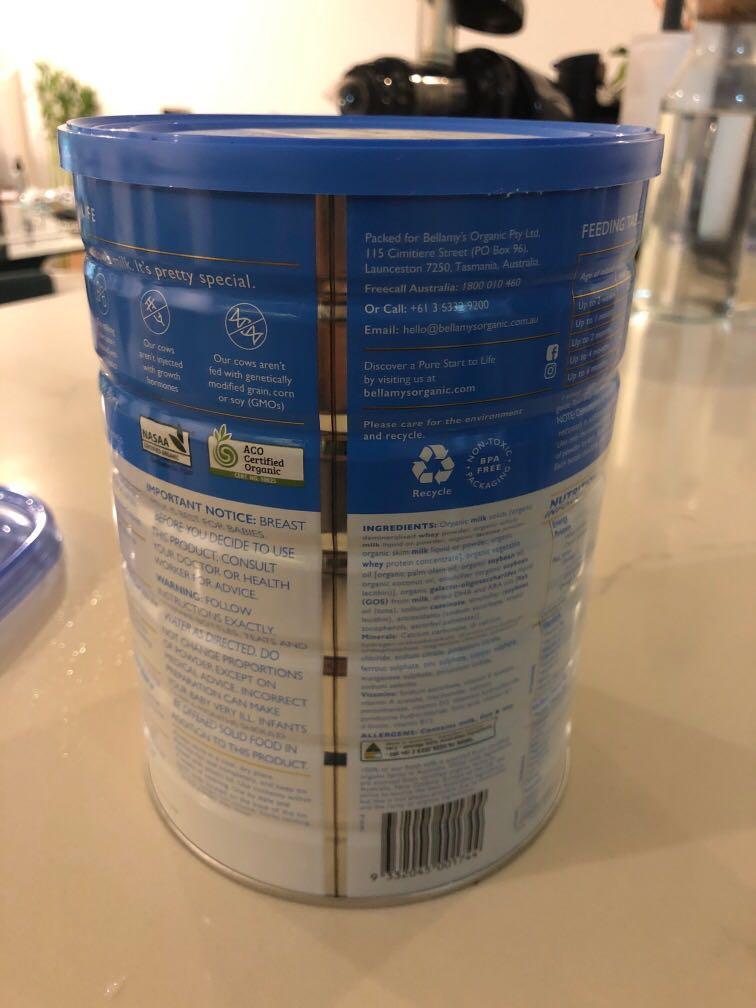 Bellamy infant formula, Babies & Kids, Nursing & Feeding, Weaning ...