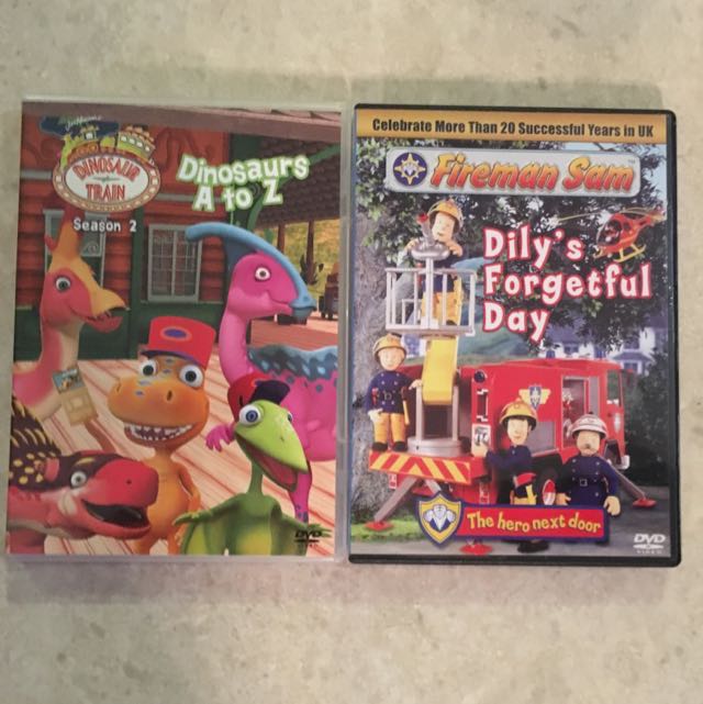 DVD Dinosaurs & Fireman Sam, Hobbies & Toys, Toys & Games on Carousell