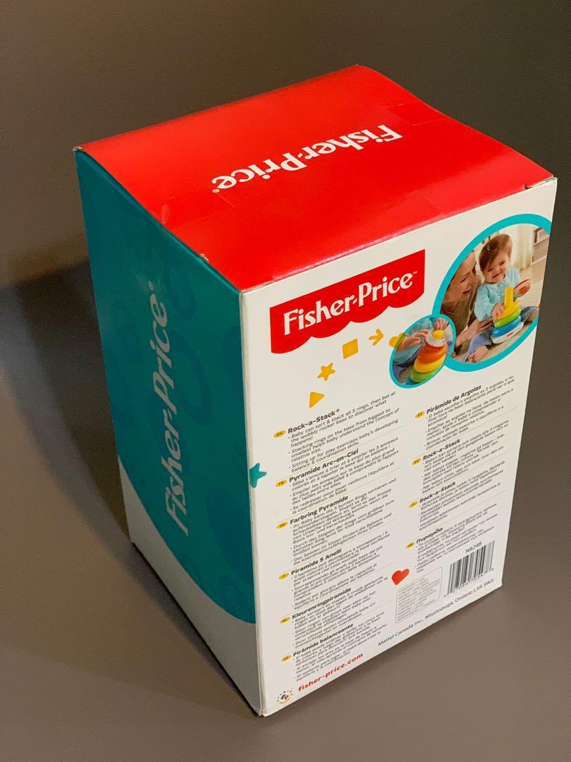 Fisher-Price Rock-a-Stack colourful stacking rings, Hobbies & Toys ...