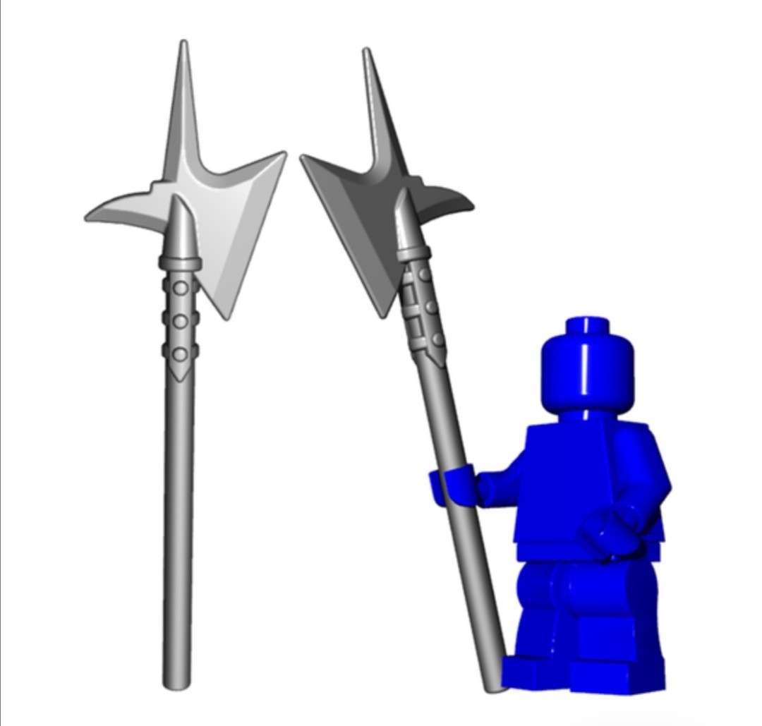 Halberd for lego castle/ kingdom, Hobbies & Toys, Toys & Games on Carousell