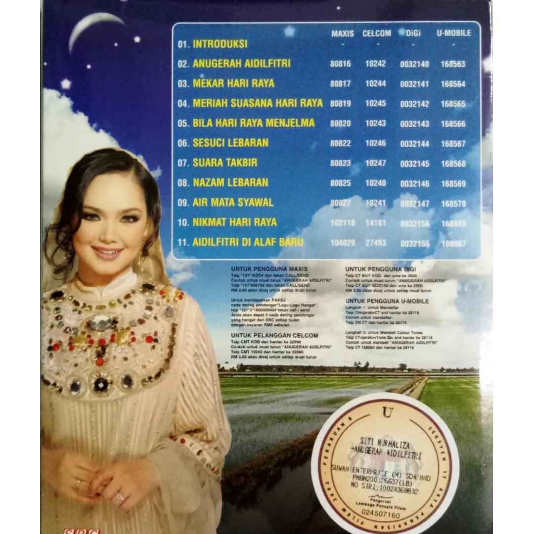 Hari Raya Siti Nurhaliza Anugerah Aidilfitri DVD MTV Karaoke, Hobbies & Toys, Music & Media, CDs ...