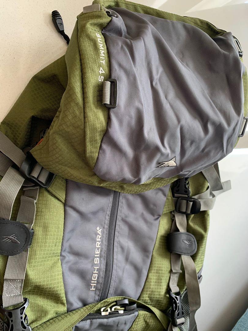 High Sierra Summit 45L Hiking Backpack, Men's Fashion, Bags, Backpacks ...