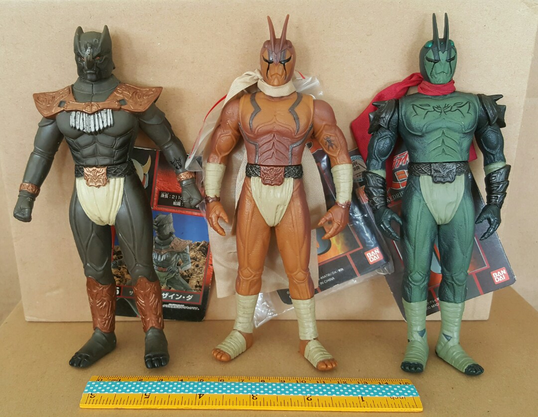 Kuuga KAIJIN Zu Bazoo Da KAMEN Masked Rider Ba Zain Monster Figure ...