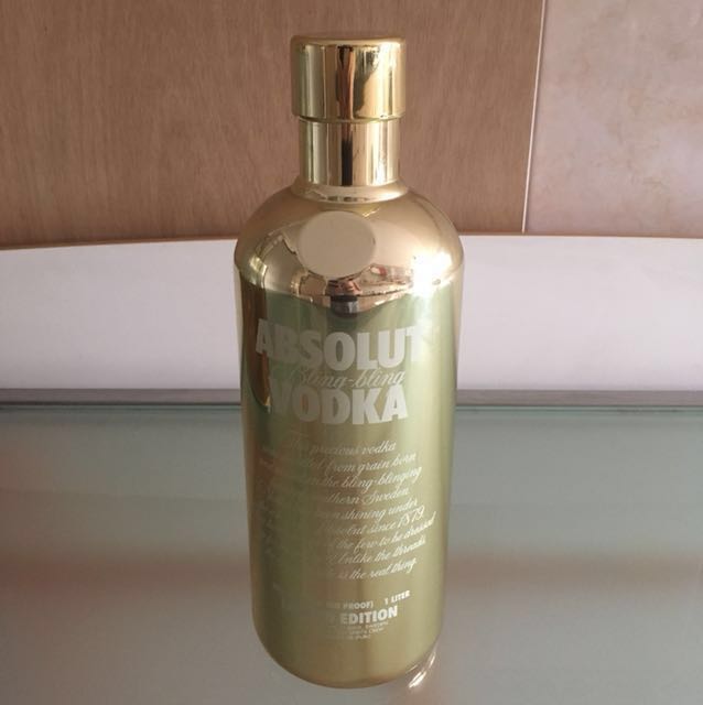 Limited Edition Absolut Vodka Bling Casing, Food & Drinks, Alcoholic ...