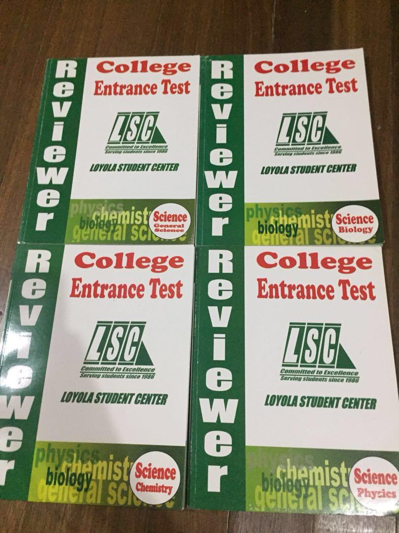 LSC College Entrance Test Reviewer in ENGLISH, Hobbies & Toys, Books ...
