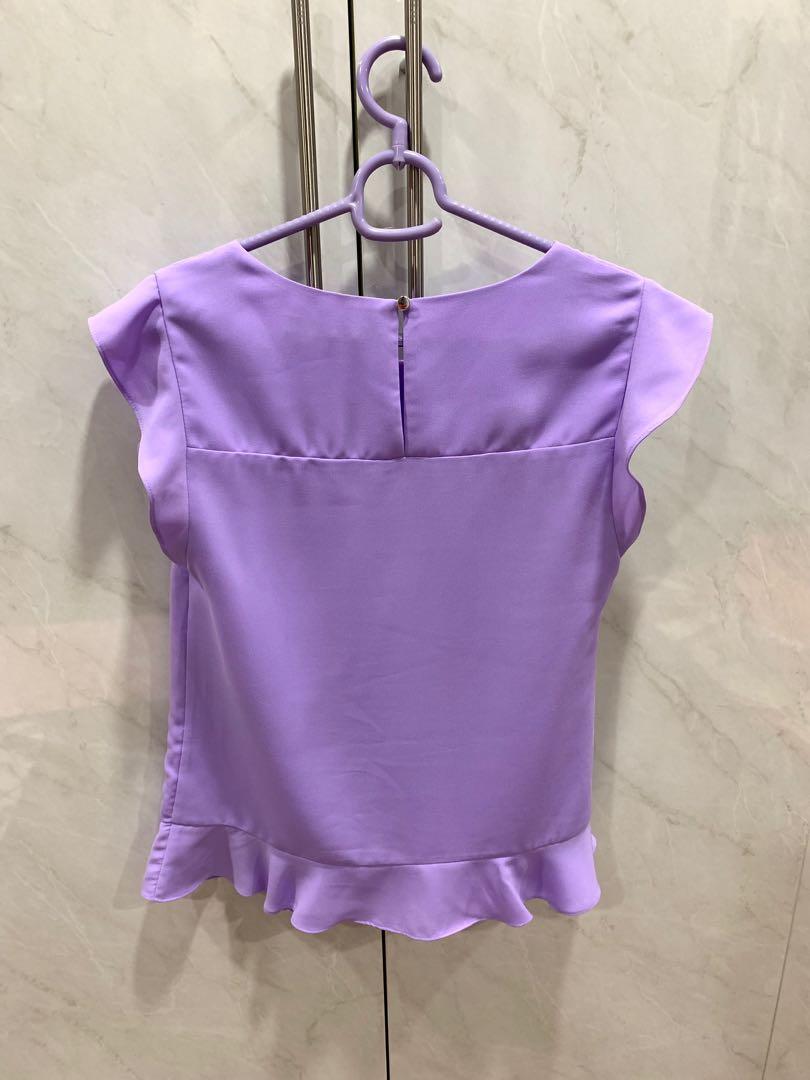 OASIS lilac top, Women's Fashion, Tops, Blouses on Carousell