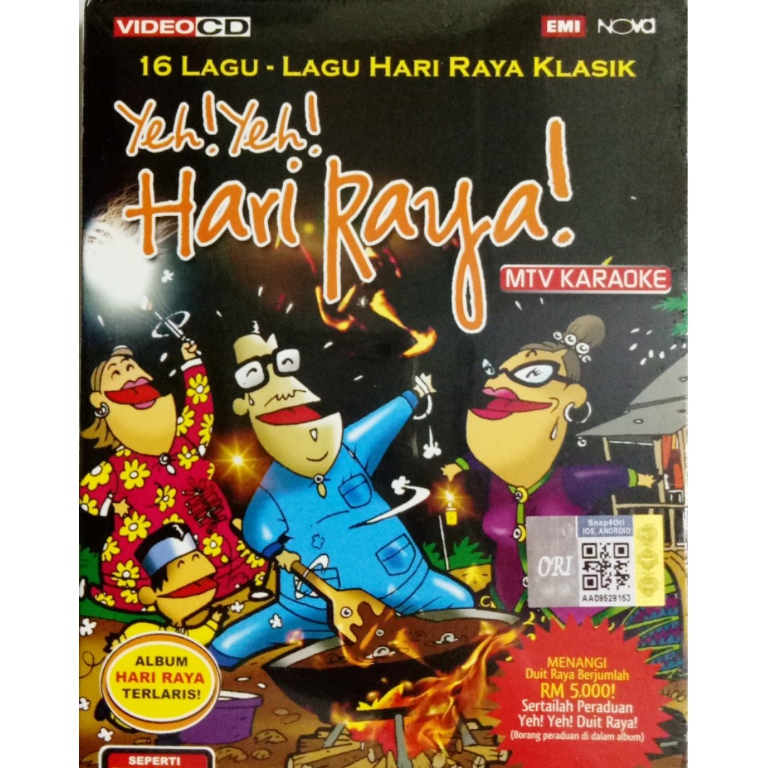Pop Yeh Yeh Hari Raya VCD MTV Karaoke M.Nasir Sharifah Aini Uji Rashid Aman Shah, Hobbies & Toys ...