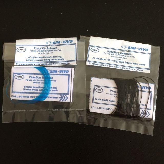 Practice Sutures (bulk pack) for practice, non sterile by LABMEDSG ...