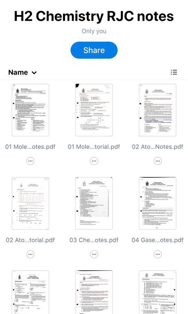 RJC H2 Chem Lecture Notes & tutorial soft copy, Hobbies & Toys, Books ... RJC H2 Chem Lecture Notes & tutorial soft copy, Hobbies & Toys, Books ...