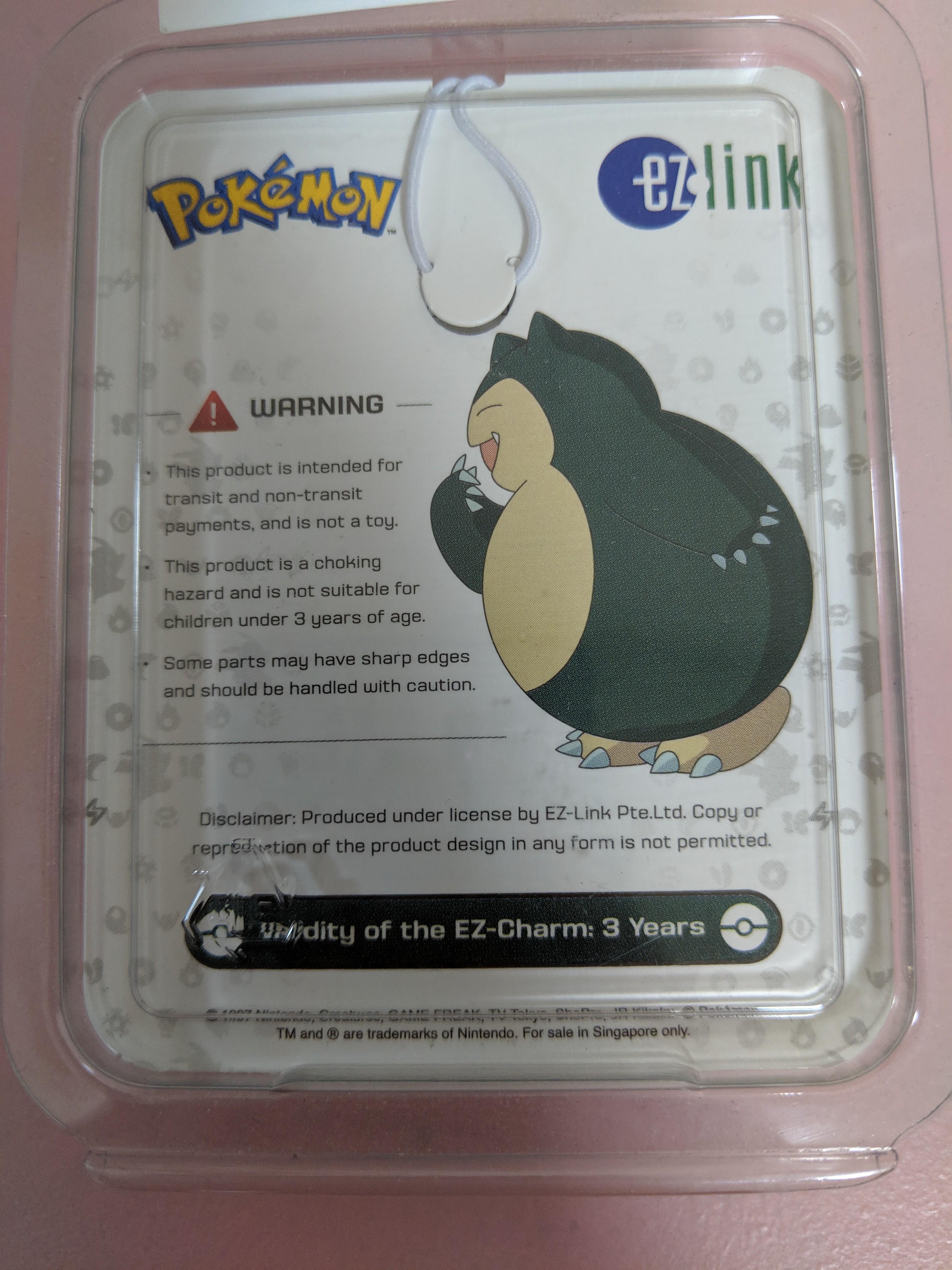 Snorlax EZ-link charm, Mobile Phones & Gadgets, Wearables & Smart ...