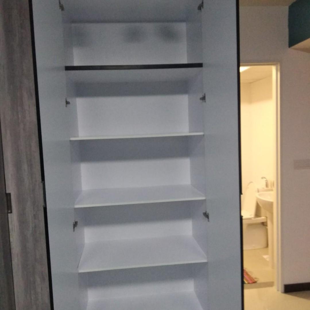 Unique L-Shape Full Height Wardrobe, Furniture & Home Living, Others on ...