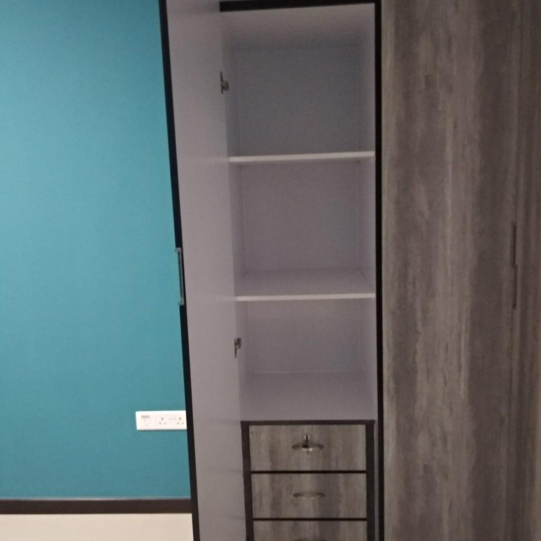 Unique L-Shape Full Height Wardrobe, Furniture & Home Living, Others on ...
