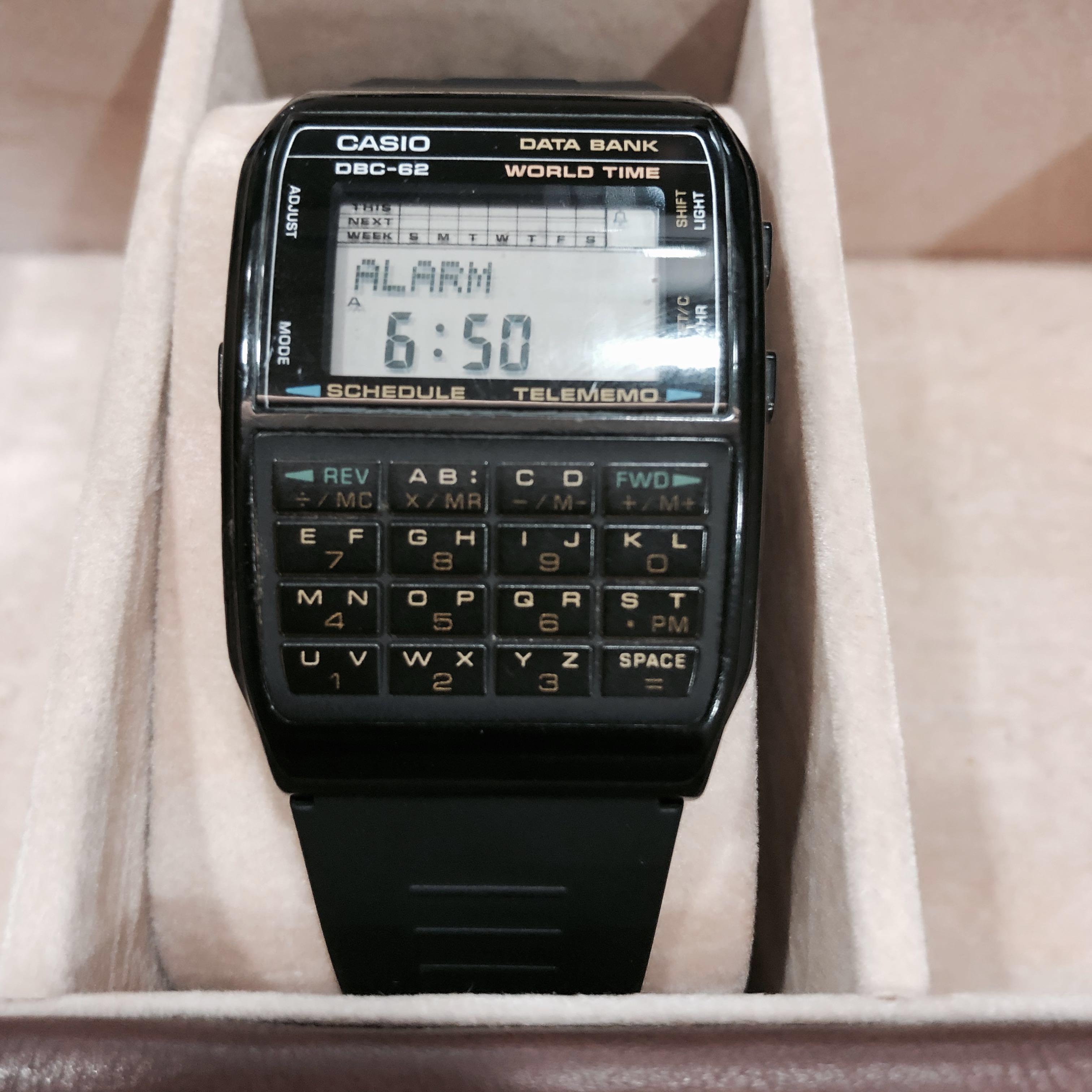 Vintage CASIO DBC-62 1980s, Mobile Phones & Gadgets, Wearables & Smart ...