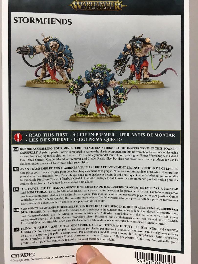 Warhammer AOS Skavens Stormfiends, Hobbies & Toys, Toys & Games on ...