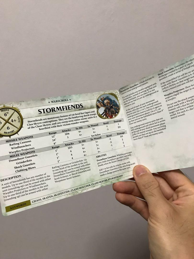 Warhammer AOS Skavens Stormfiends, Hobbies & Toys, Toys & Games on ...