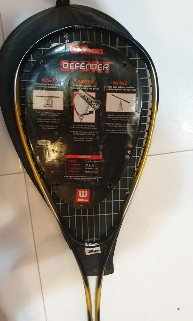 Wilson Squash racket, Sports Equipment, Sports & Games, Racket & Ball ...