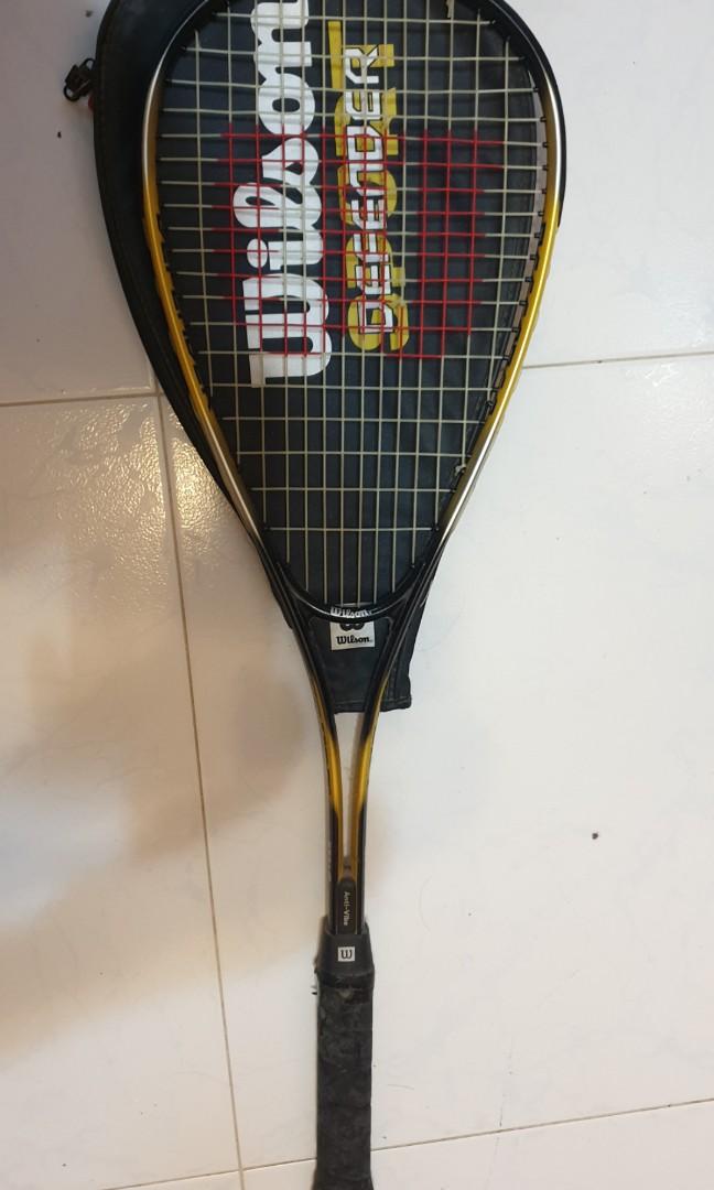 Wilson Squash racket, Sports Equipment, Sports & Games, Racket & Ball ...