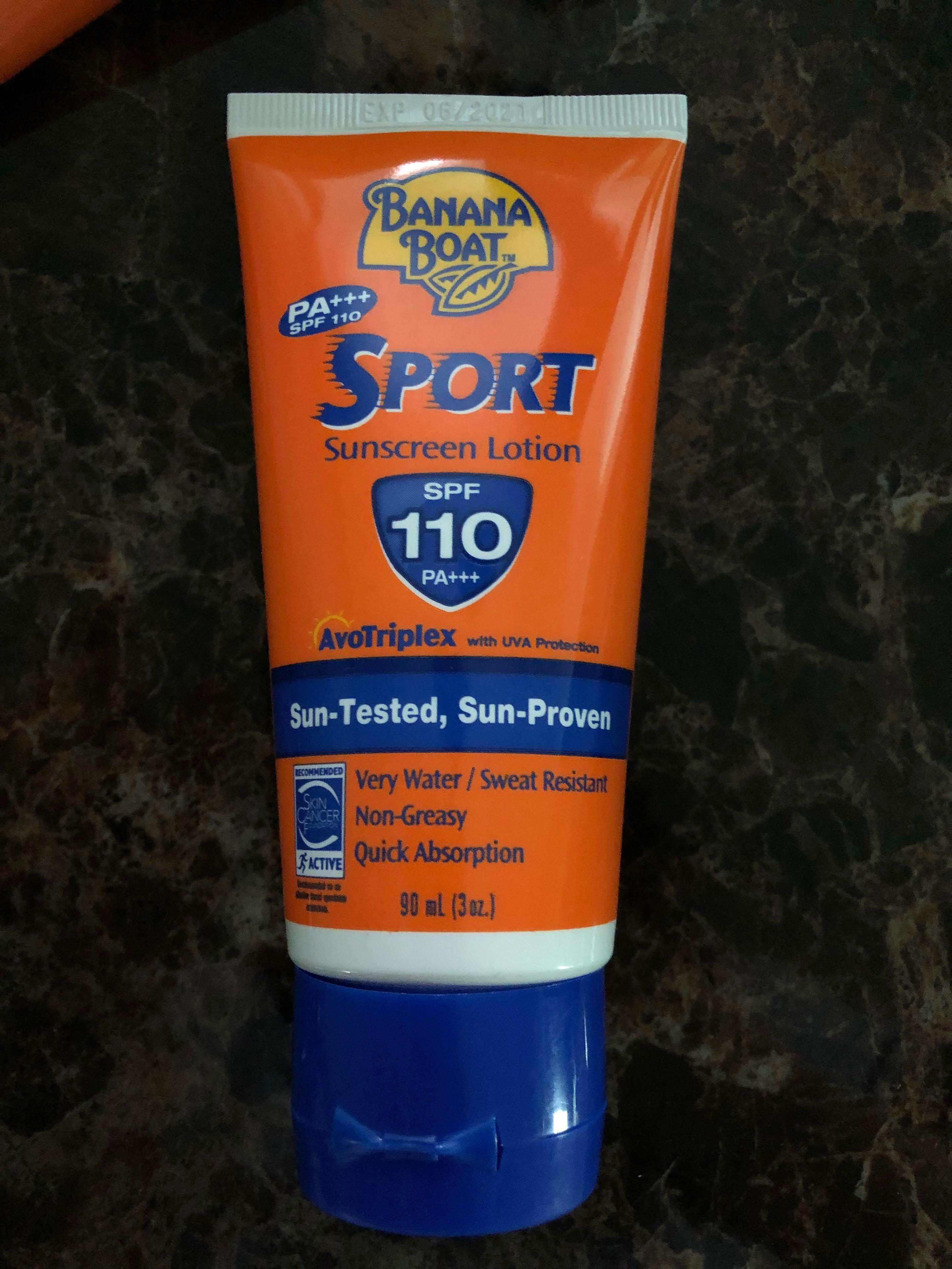 Banana Boat Sunscreen Lotion 110 SPF, Beauty & Personal Care, Bath ...