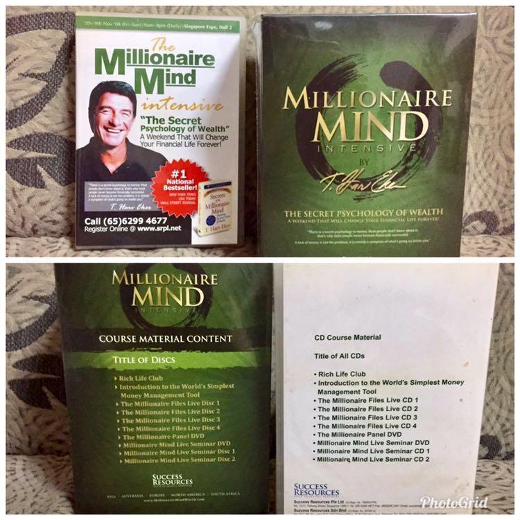 BN Various Millionaire Mind Intensive MMI Training Material Personal ...